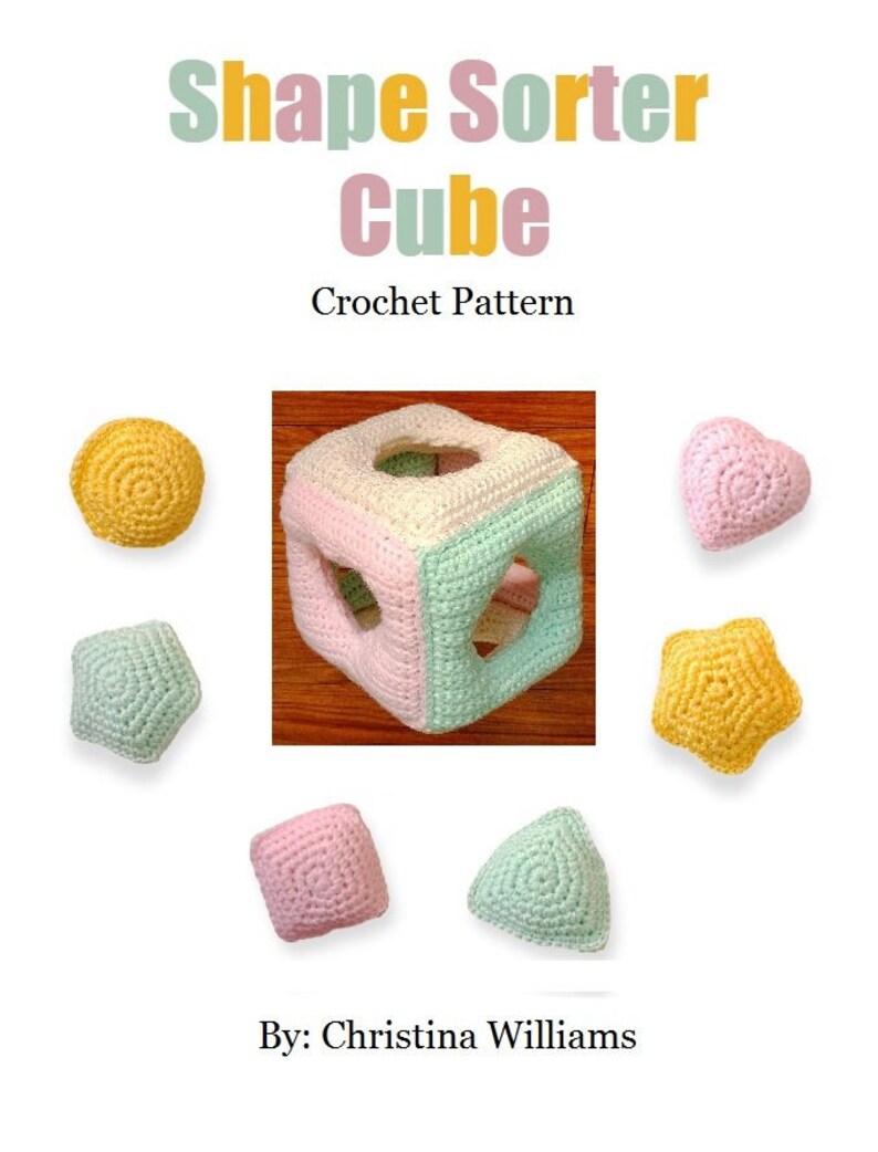 Shape Sorter Cube Crochet Pattern Instant Download - Etsy