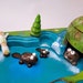 Wooden Water Habitat/diorama/playscape/playset, River, Pond/lake/pool ...