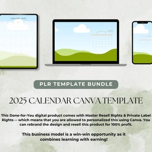 Editable 2025 Calendar Templates, Fully Editable, Personalize in Canva ...