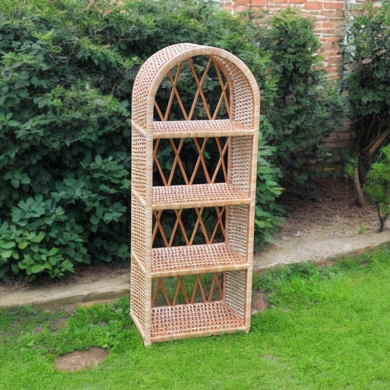 Wicker Corner Shelf - Etsy