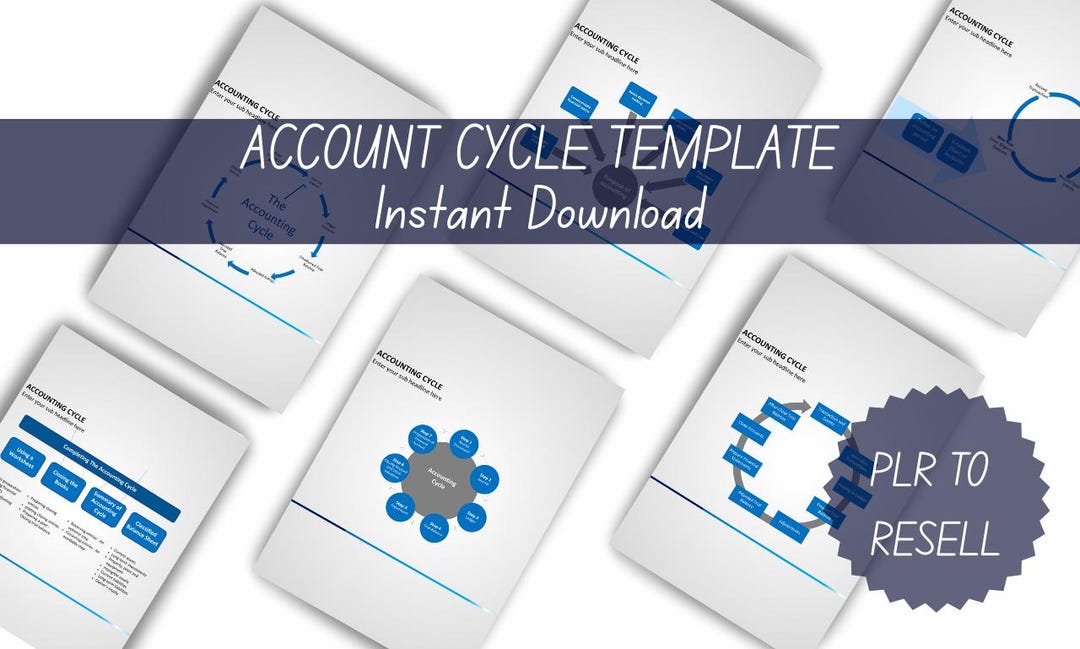Accounting Cycle Template | Digital Finance Workflow PDF | Bookkeeping ...