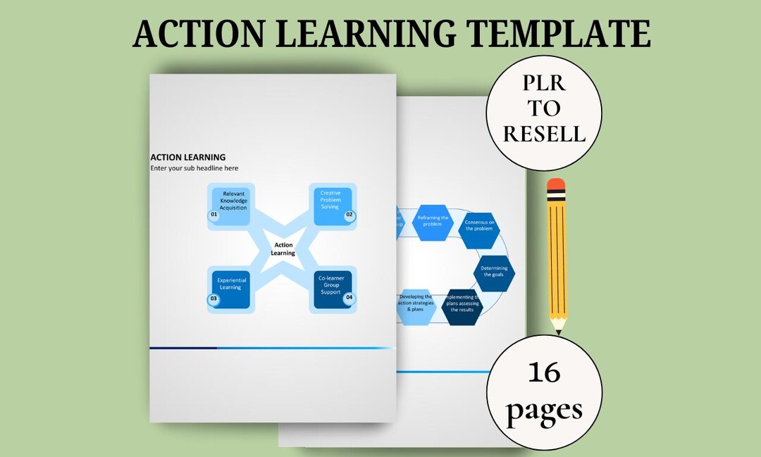 Action Learning Template | Digital Reflection & Planning Sheet ...