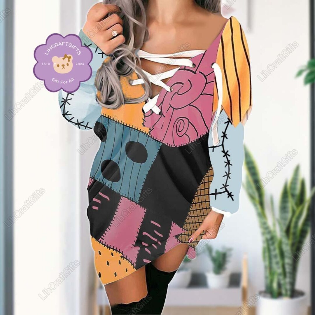 Sally Cross Sweater Dress, Sally Cross Dress, Nightmare Before ...