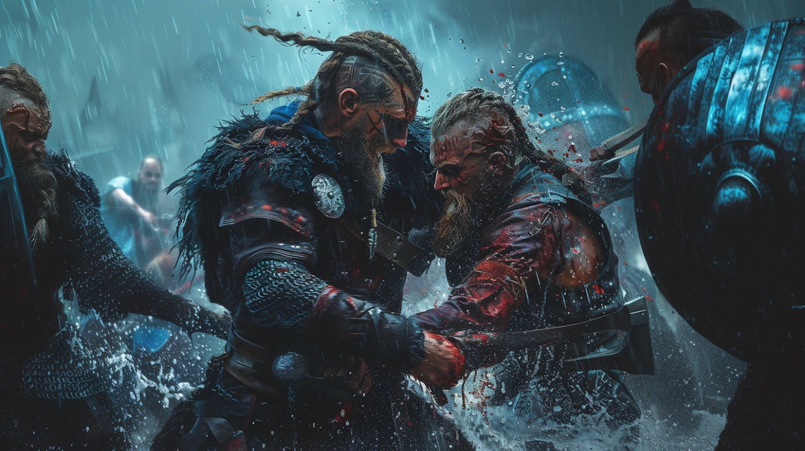 Desktop Background, Viking. 16:9 Aspect Ratio. Five Backgrounds. - Etsy