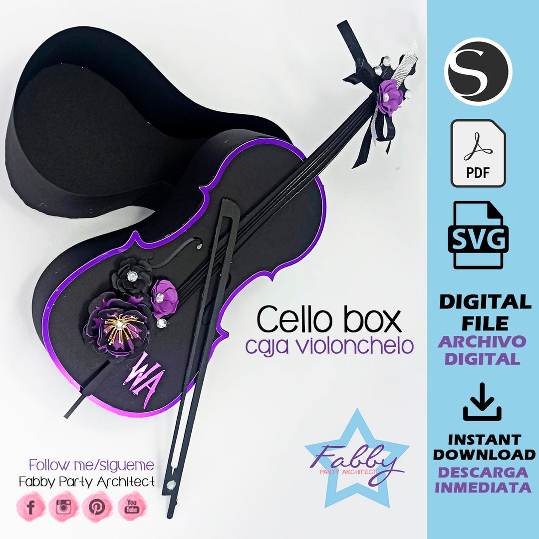 CELLO BOX Cutting File - Etsy