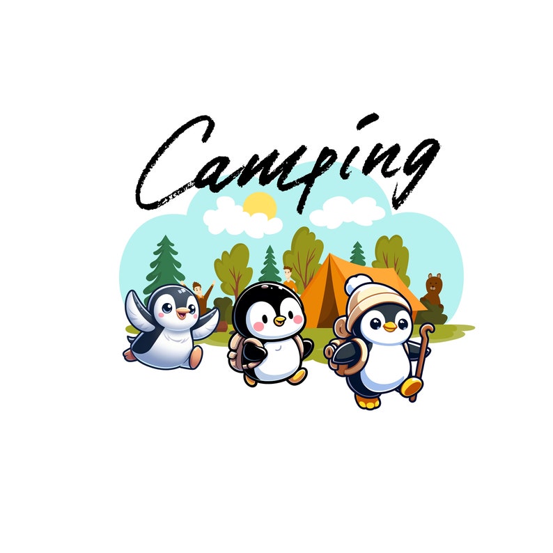 Penguin Clip Art 20 Poses300 Dpi PNG File - Etsy
