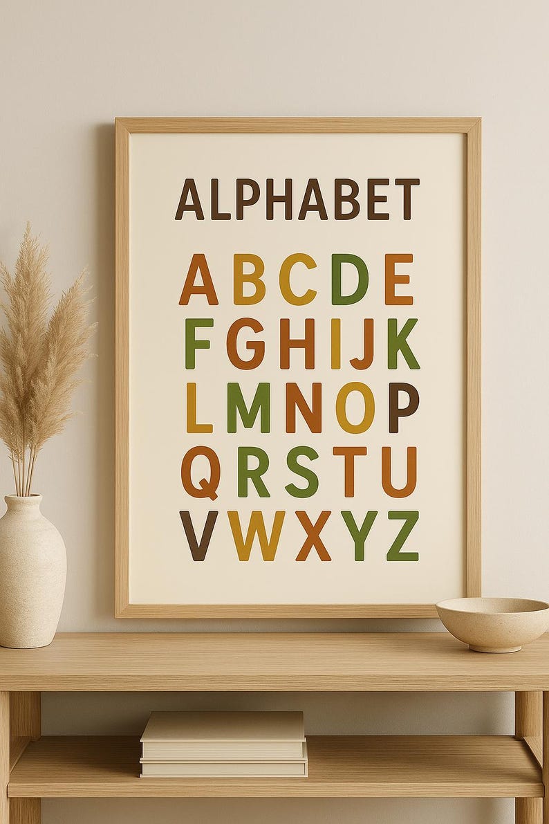 Printable French Alphabet Poster – Educational Poster A4 A3 Montessori ...