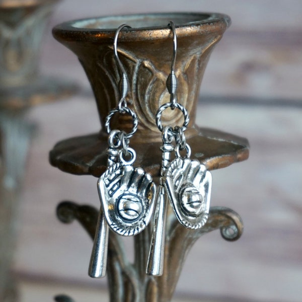 Baseball Earrings - Etsy