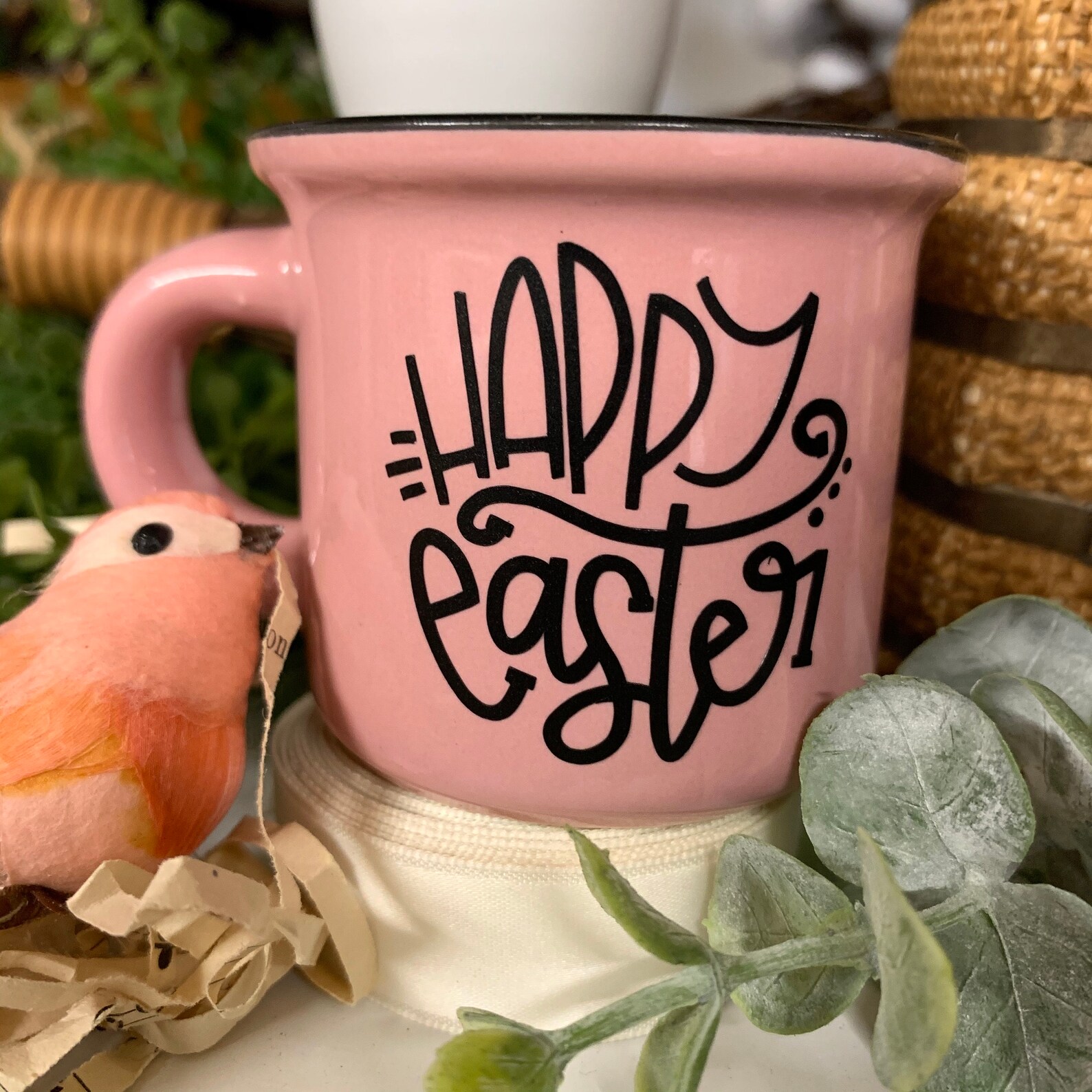 Easter Mini Mugs Easter Coffee Cup Easter Decor Espresso | Etsy