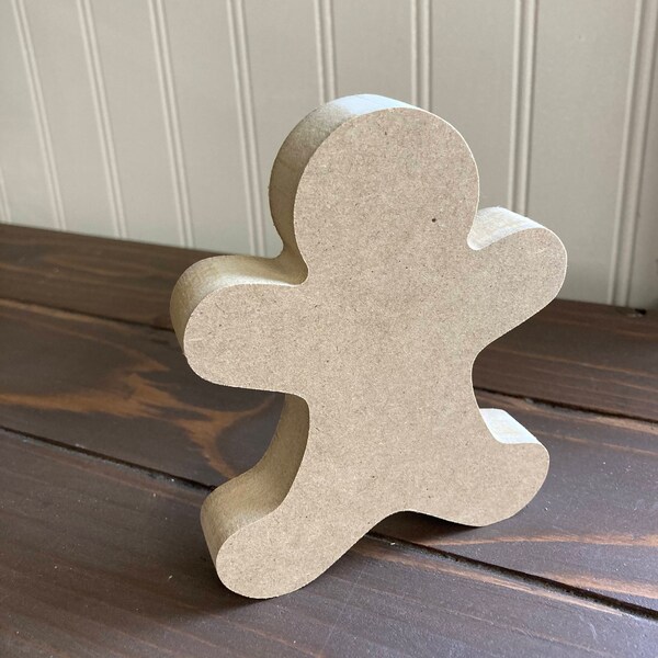 Wood Gingerbread Man - Etsy