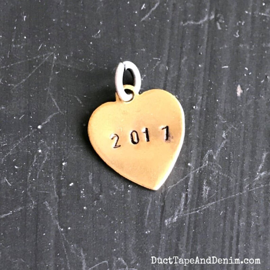 ADD ON Extra Hand Stamped Tag Personalized Brass Tag With - Etsy