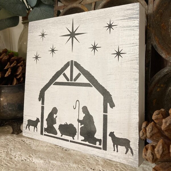 Nativity Sign - Etsy