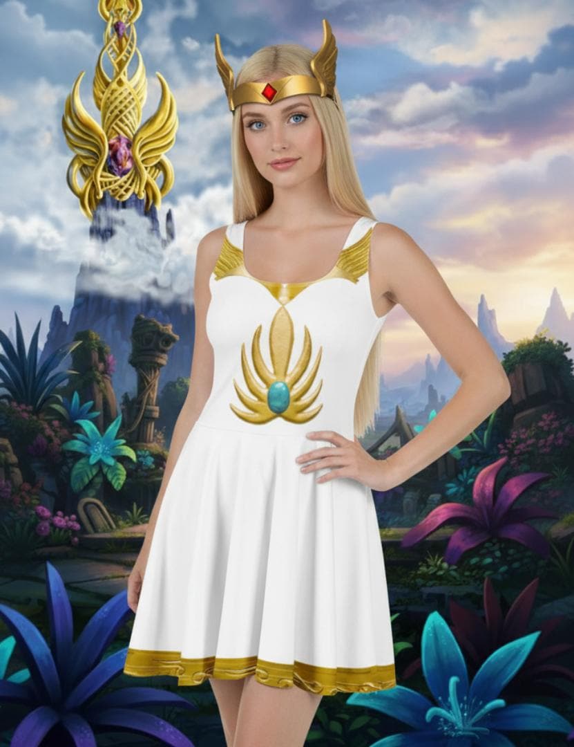 She-ra Inspired Cosplay Dress – Princess of Power Costume for Halloween ...