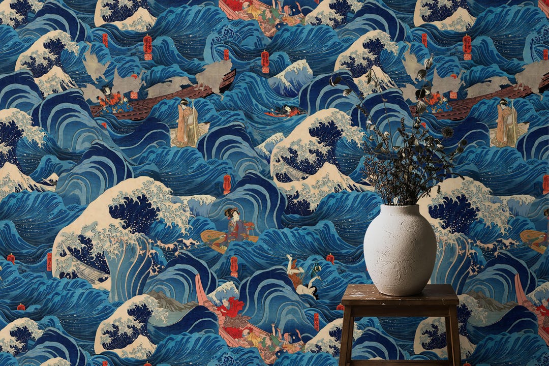 The Former Emperor Wave Wallpaper by Mindthegap – Dynamic Ocean Wave ...