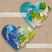 Various Magnet Epoxy Resin Moss. Round Magnet, Heart-shaped Magnet ...