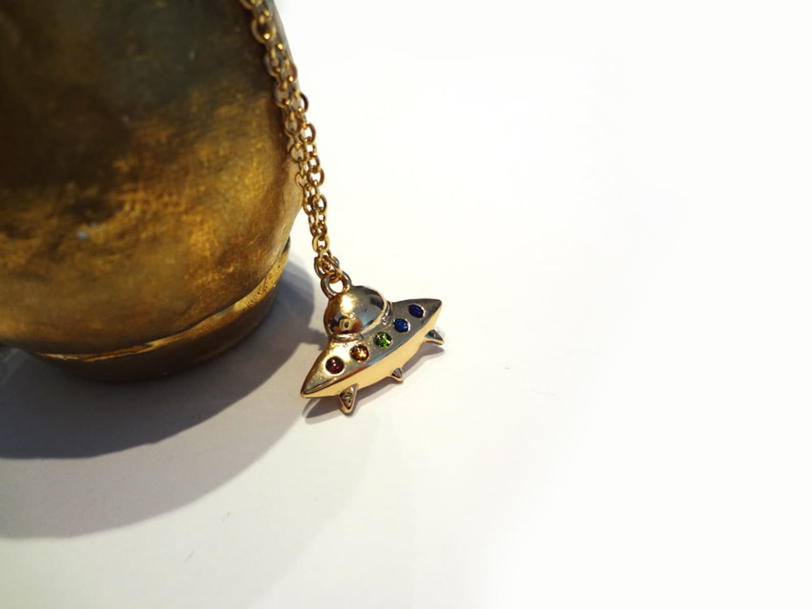 Ufo necklace outer space extraterrestrial life space ship | Etsy