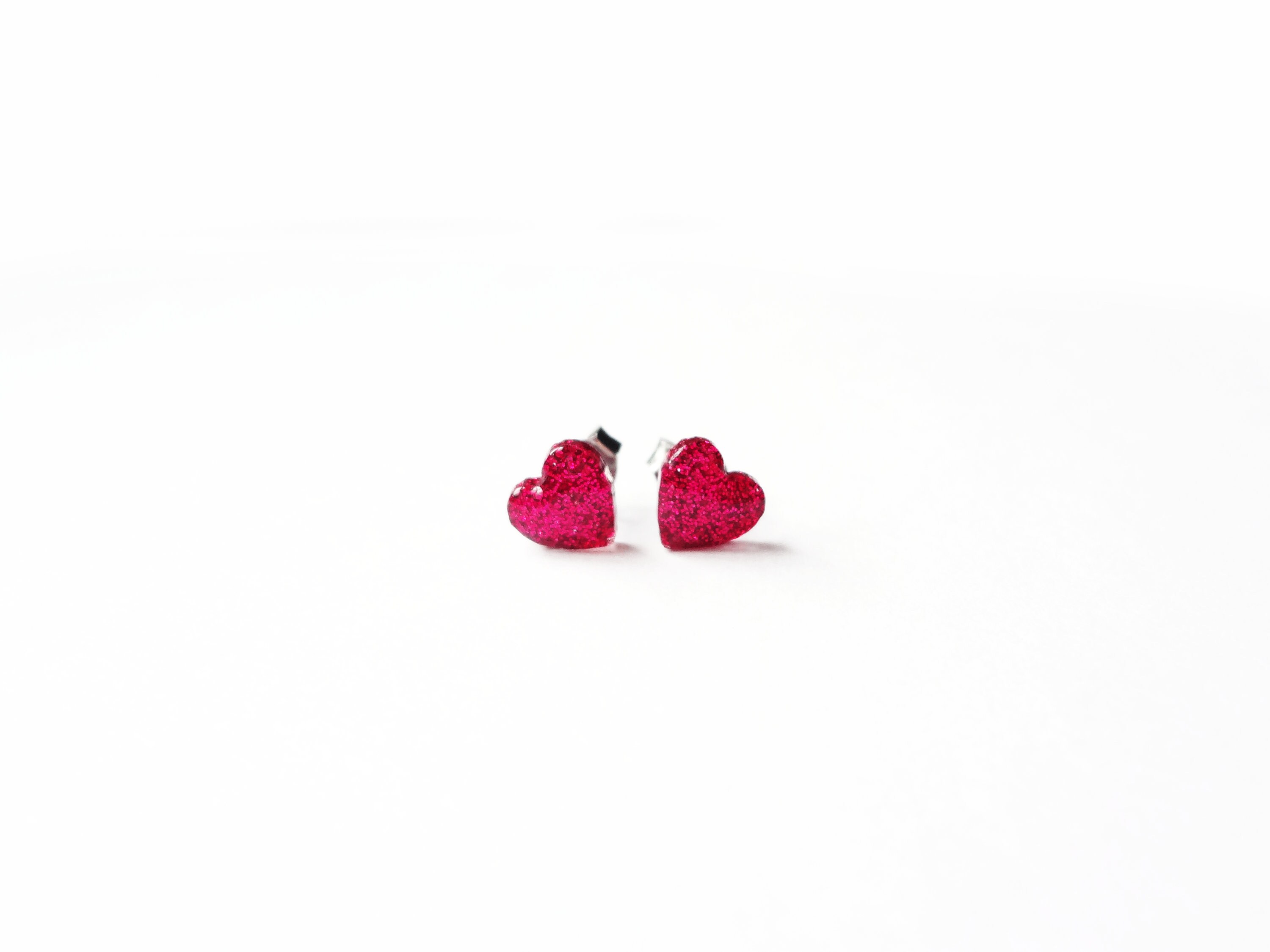 Itty Bitty Heart and Sparkle Emoji Earrings Choose Your Set - Etsy