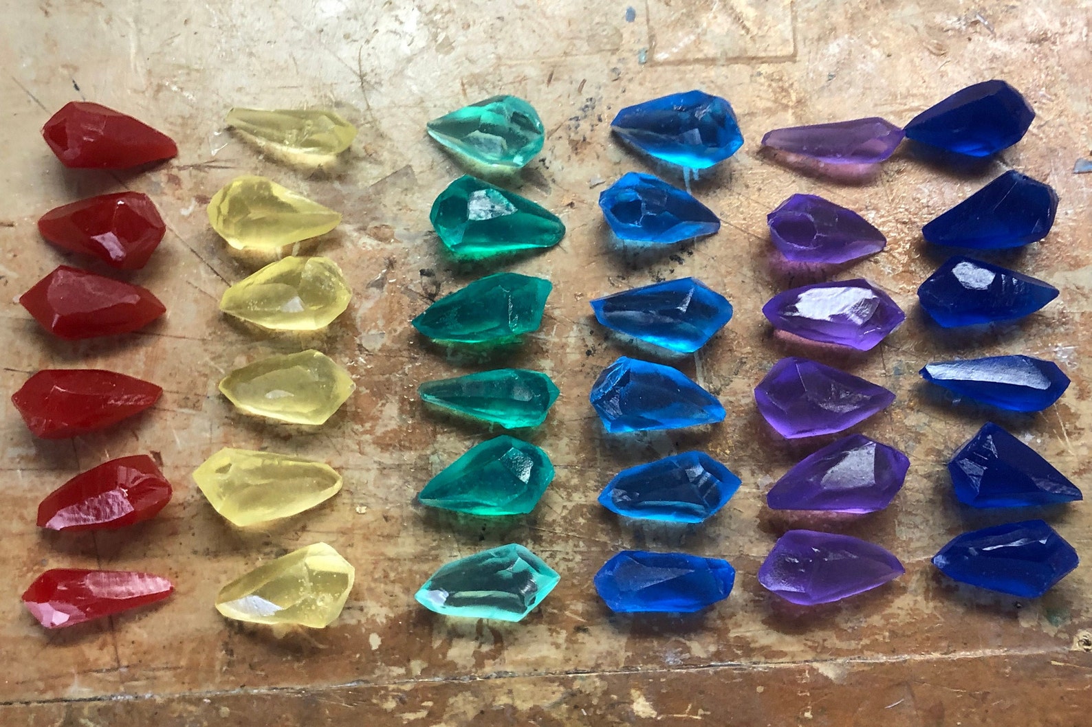 Colorful Kyber Crystals for Cosplay Healing, Jewelry, Crafts, Jedi ...