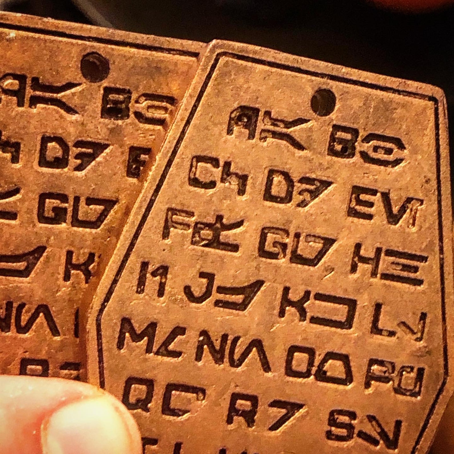 Star Wars Aurebesh Alphabet Decoder Amulet - Etsy Australia