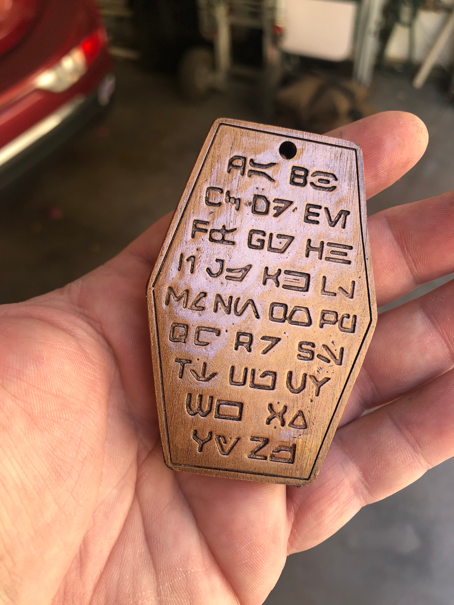 Star Wars Aurebesh Alphabet Decoder Amulet - Etsy UK
