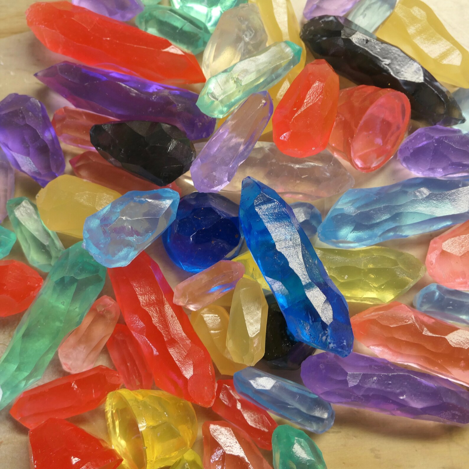 Colorful Kyber Crystals for Cosplay Healing, Jewelry, Crafts, Jedi ...