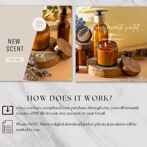 Candle Instagram Post Template, Candle Art Template, Social Media ...