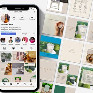 Candle Instagram Post Template, Candle Art Template, Social Media ...