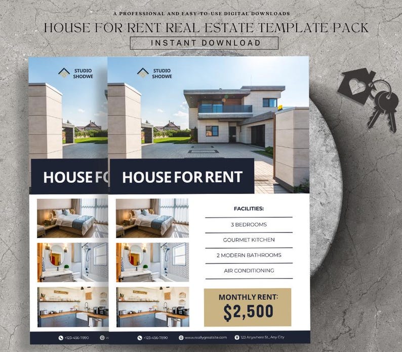 House for Rent Flyer, for Rent Flyer, House for Rent Advertisement ...
