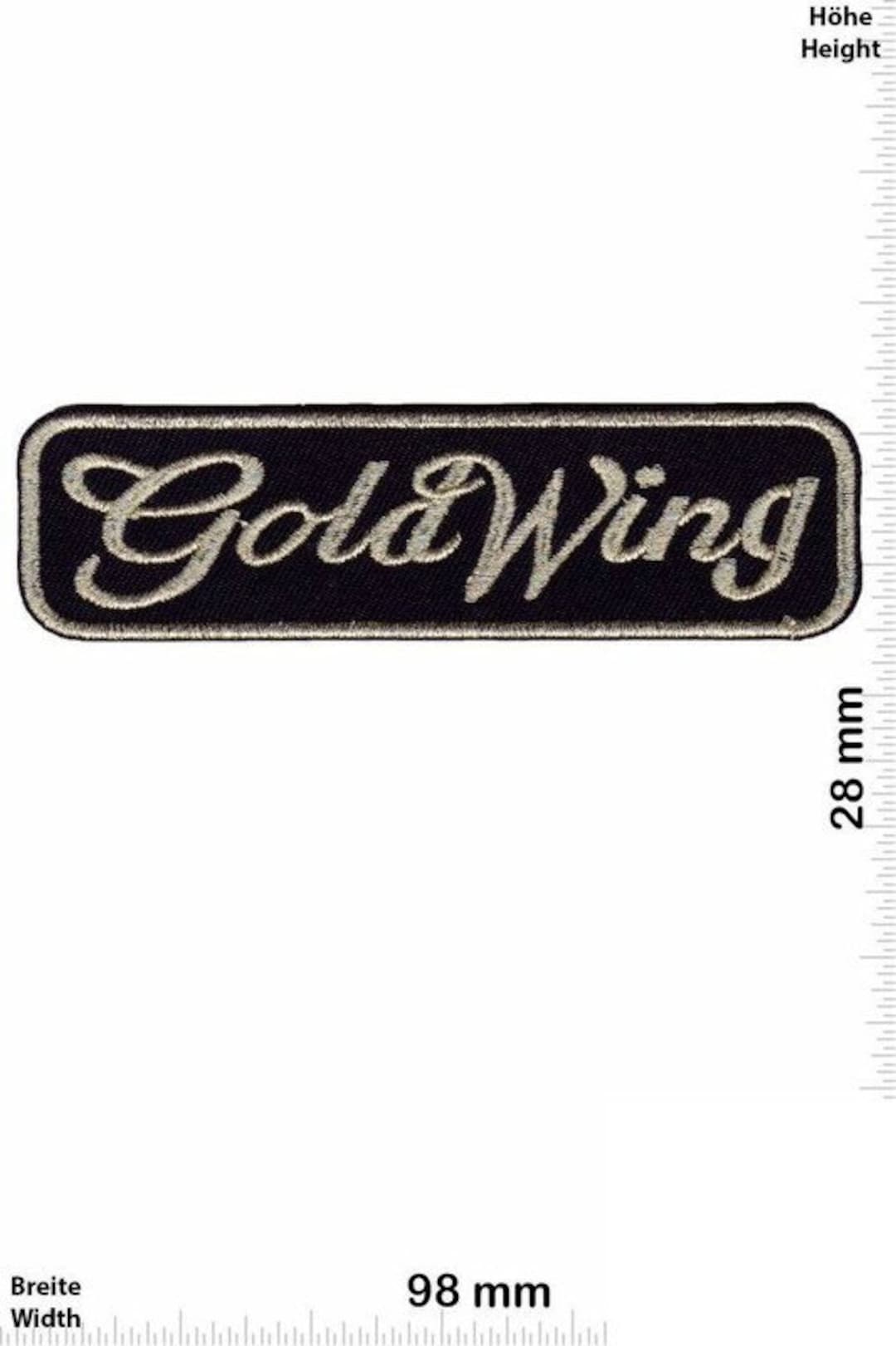 Honda Gold Wing Goldwing Silver Embroidered Patch Badge Applique Iron ...