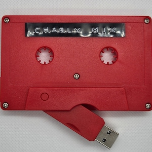 Retro USB Cassette Mixtape Personalized Audio Tape Flash Drive 16GB ...