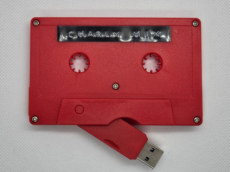 Retro USB Cassette Mixtape Personalized Audio Tape Flash Drive 16GB ...