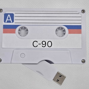 Retro USB Cassette Mixtape Personalized Audio Tape Flash Drive 16GB ...