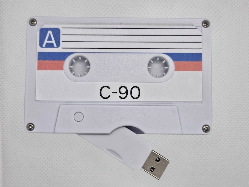 Retro USB Cassette Mixtape Personalized Audio Tape Flash Drive 16GB ...