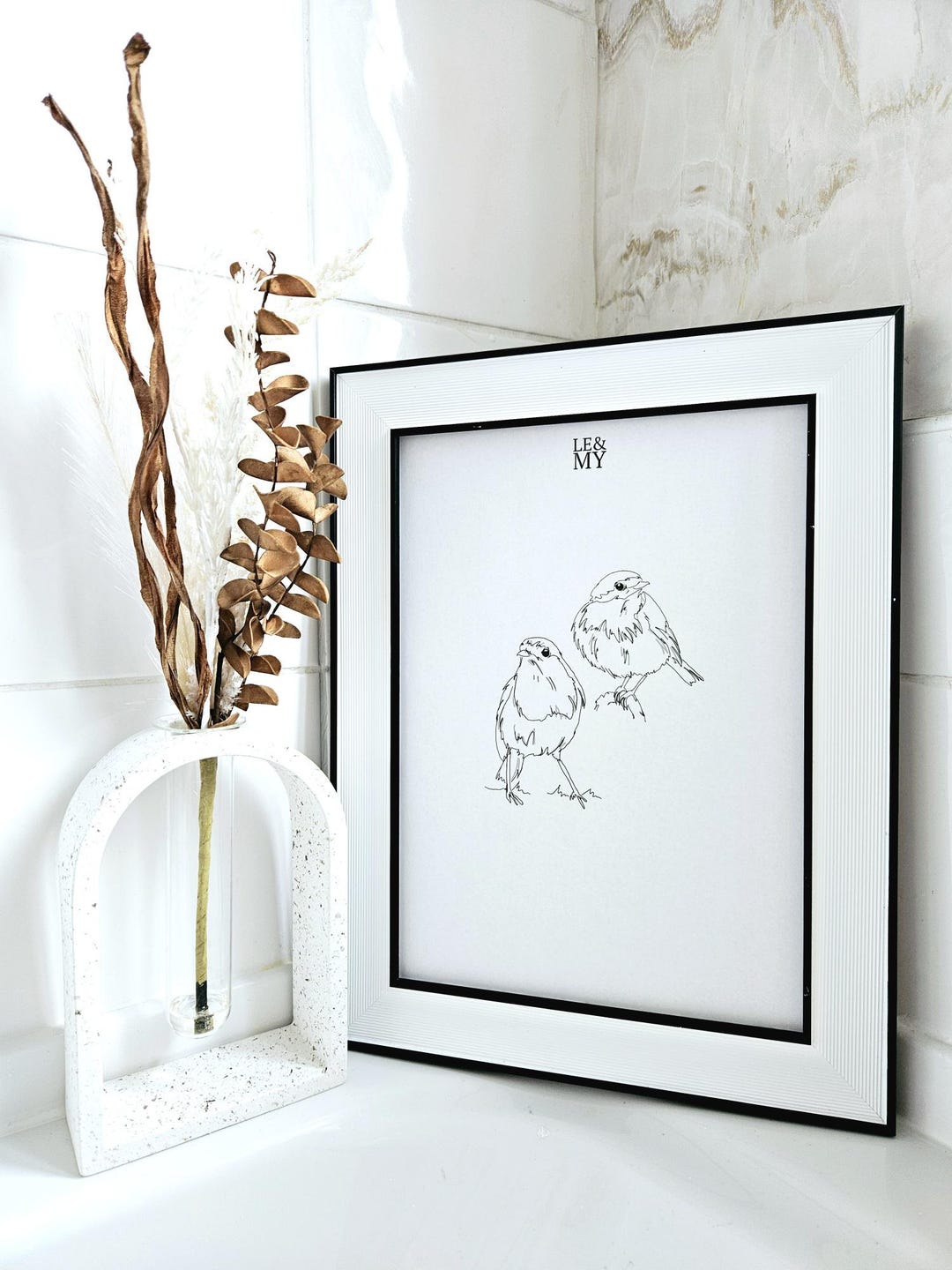 Digital Line Drawing, Robin Red Breast. Robin Art. Robin Fine Line Art ...