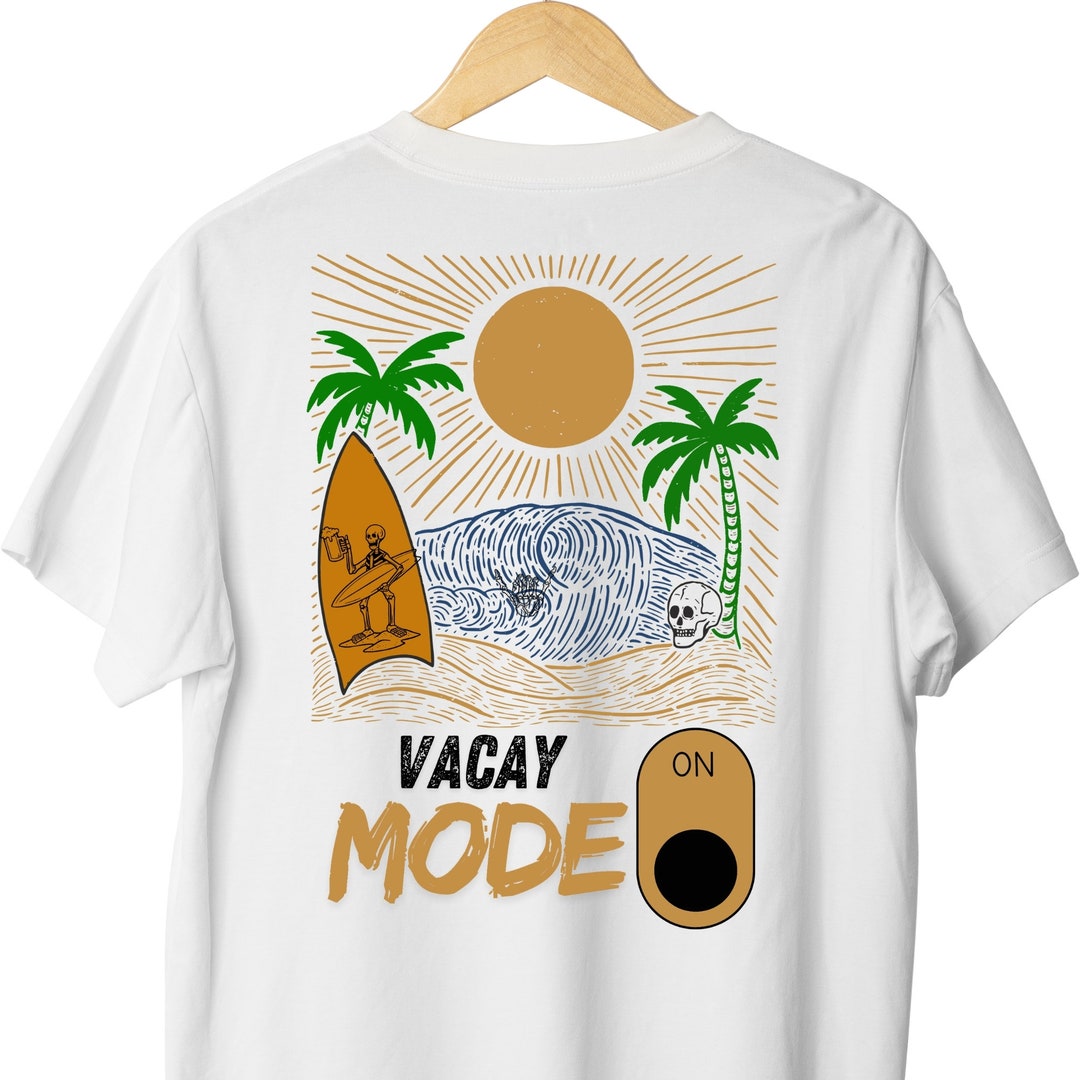 Vacay Mode Tropical Trending Sublimation Png Svg, Family Vacation ...
