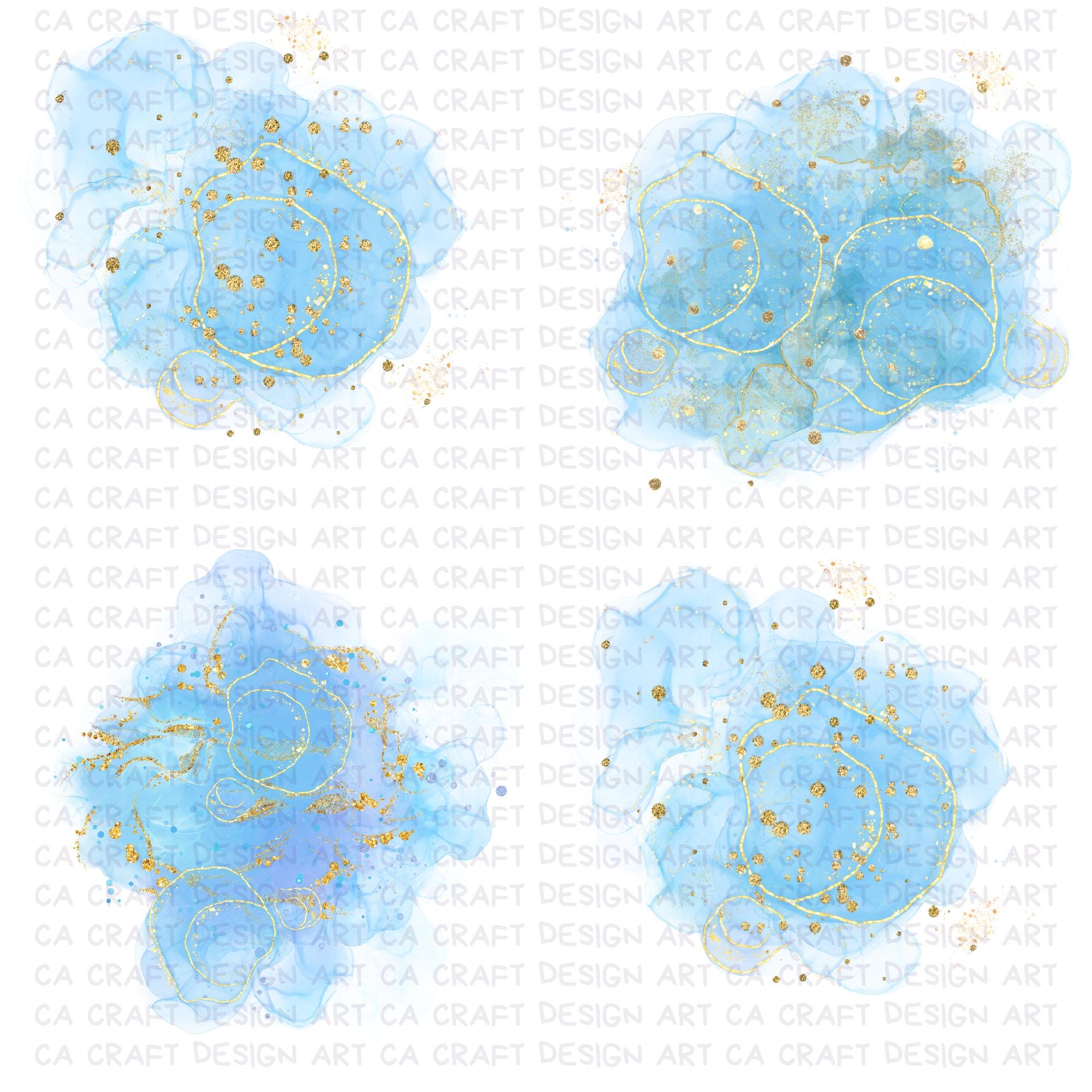 Dreamy Watercolor Splashes Clipart Bundle, Watercolor Splatter Png ...