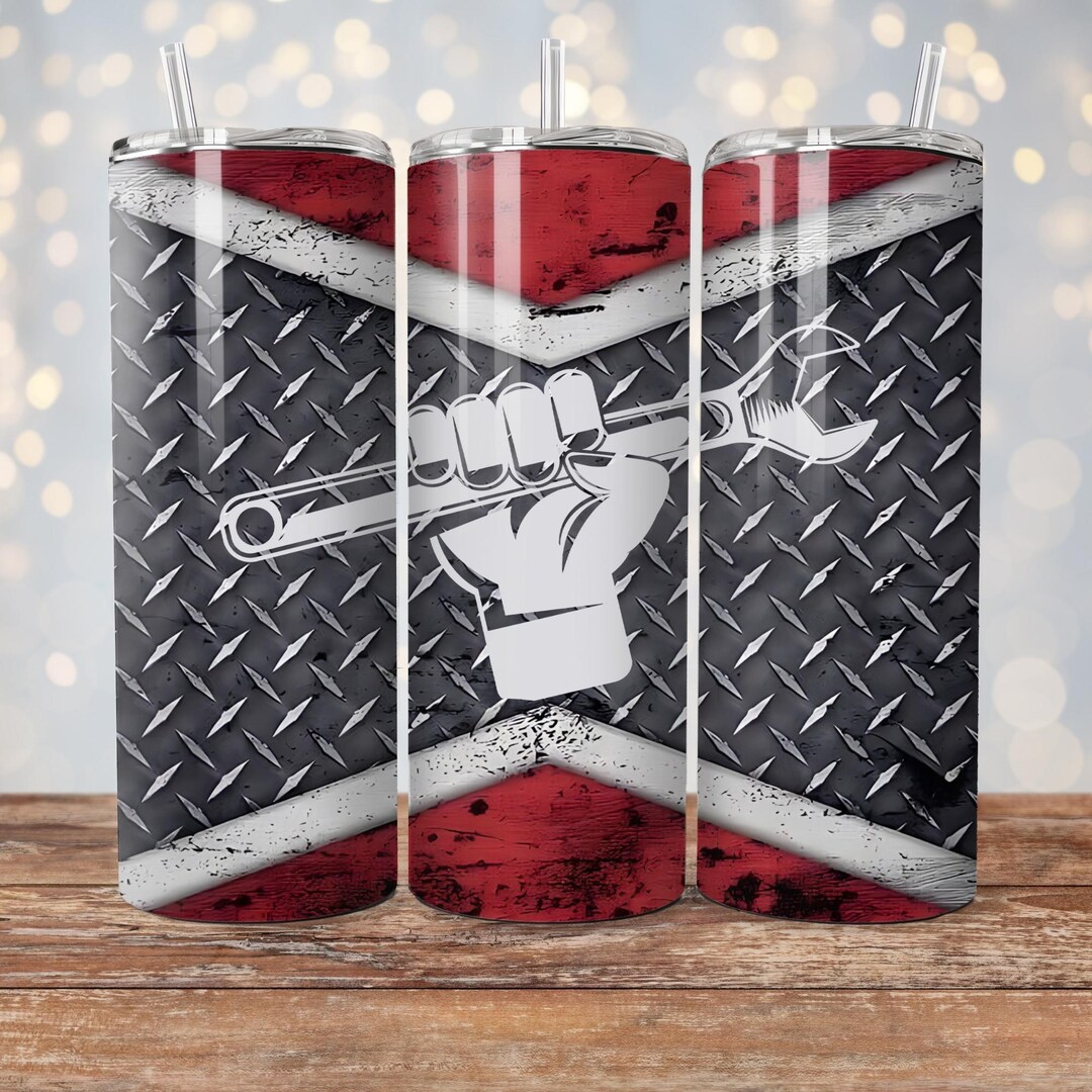 Mechanic Tumbler Sublimation Design, Sublimation Template, Father's Day ...