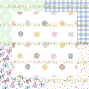 Essential Pastel Digital Paper Pack. 150+ Papers. Spring Background ...