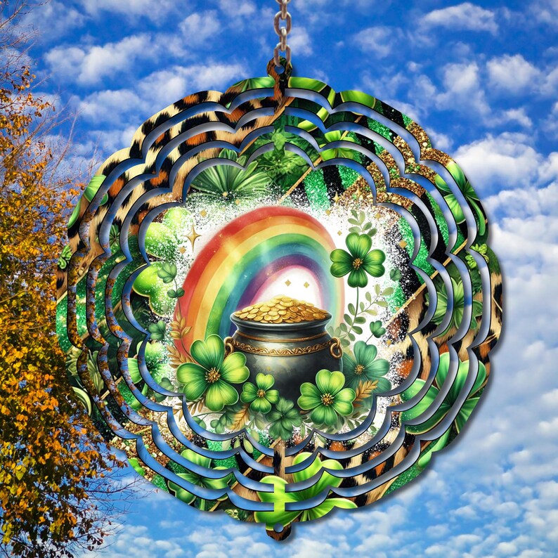 St Patrick’s Day Wind Spinner Bundle PNG | 90+ Shamrock & Leprechaun ...