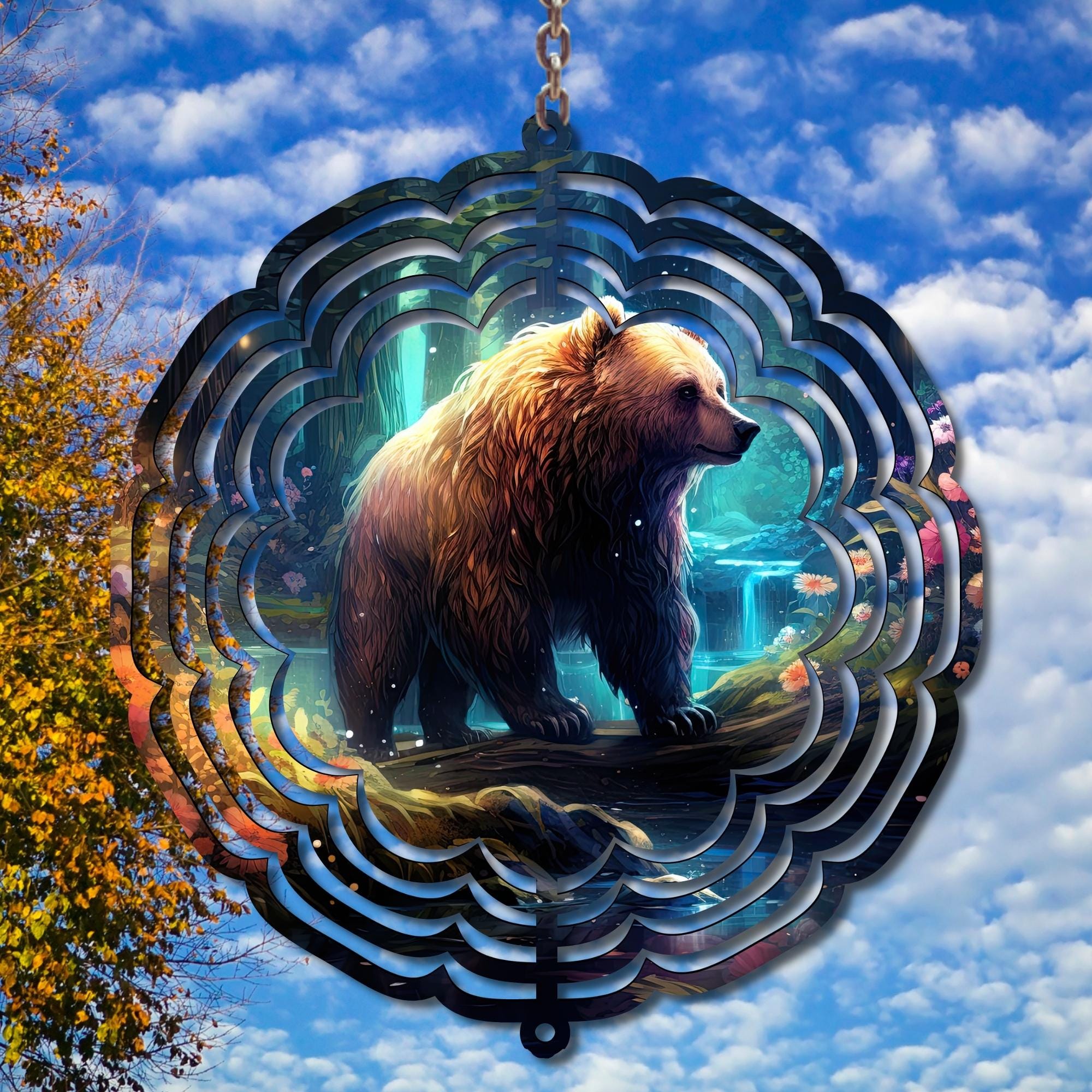 Bear Wind Spinner Bundle, Bear Png Transfer for Windspinner, Coaster ...