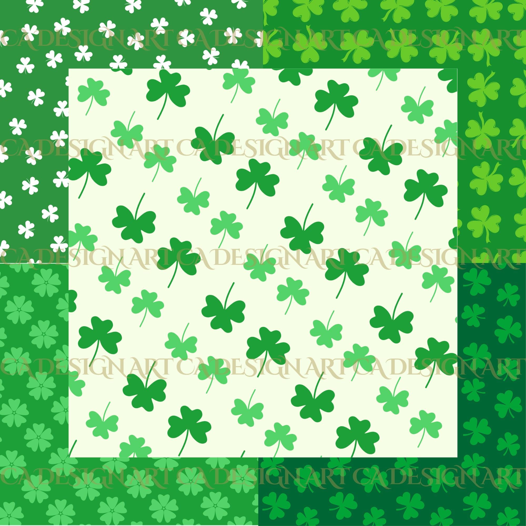 310+ St Patricks Digital Paper Pack, Printable Graphic Design Pattern ...