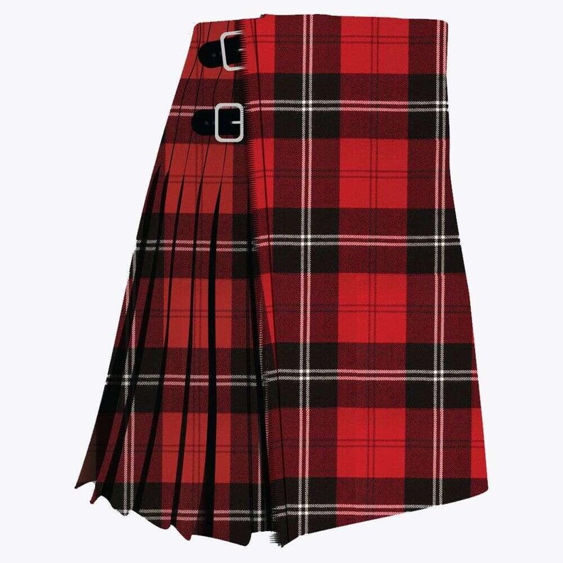 Ramsay Red Tartan Kilt - 16 Oz 8 Yard Ramsay Red Tartan - Made With ...