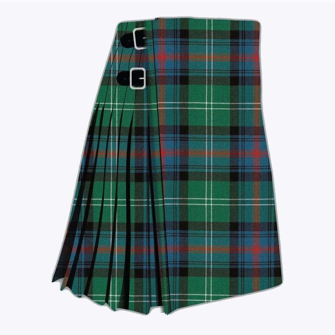 Sutherland Ancient Tartan Kilt for Men - 16 Oz 8 Yard Handmade ...