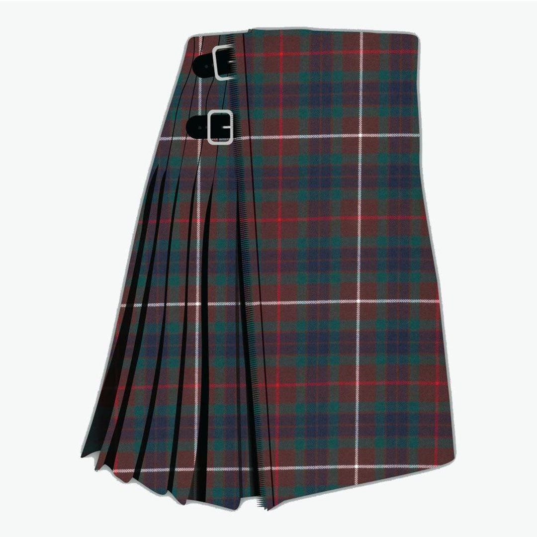 Scottish Fraser Hunting Modern Tartan Kilt - Scottish Traditional 16 Oz ...