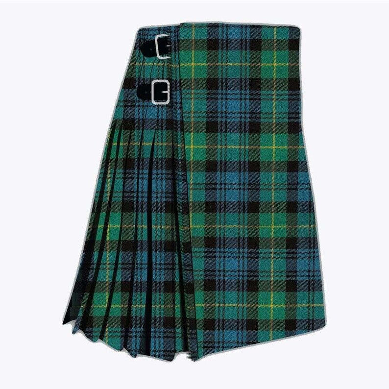 Gordon Ancient Tartan Kilt - Scottish Traditional 16 Oz 8 Yard Handmade ...