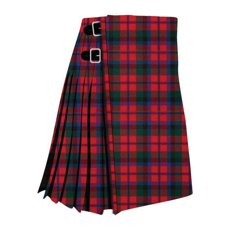 Clan Macnaughton Tartan Kilt - Scottish 16 Oz 8 Yard Handmade ...