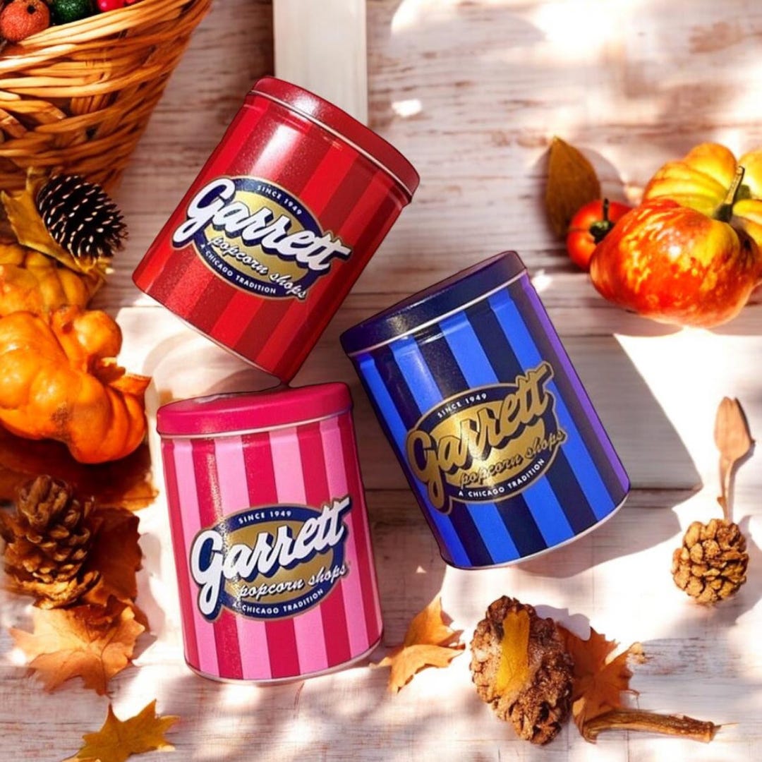 Garrett Popcorn-almonds (tin Petite Size) - Etsy UK