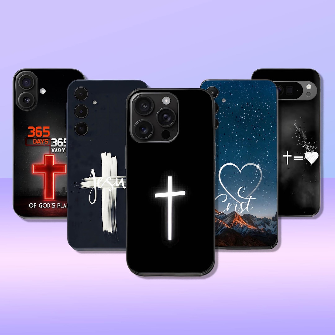 Christian Cross Phone Case Jesus Love Cover for iPhone 17 Pro Max 16e ...