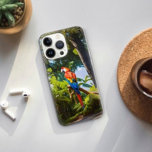 Cute Parrot Phone Case Adorable Cover for Samsung Galaxy A35 A56 A05 ...