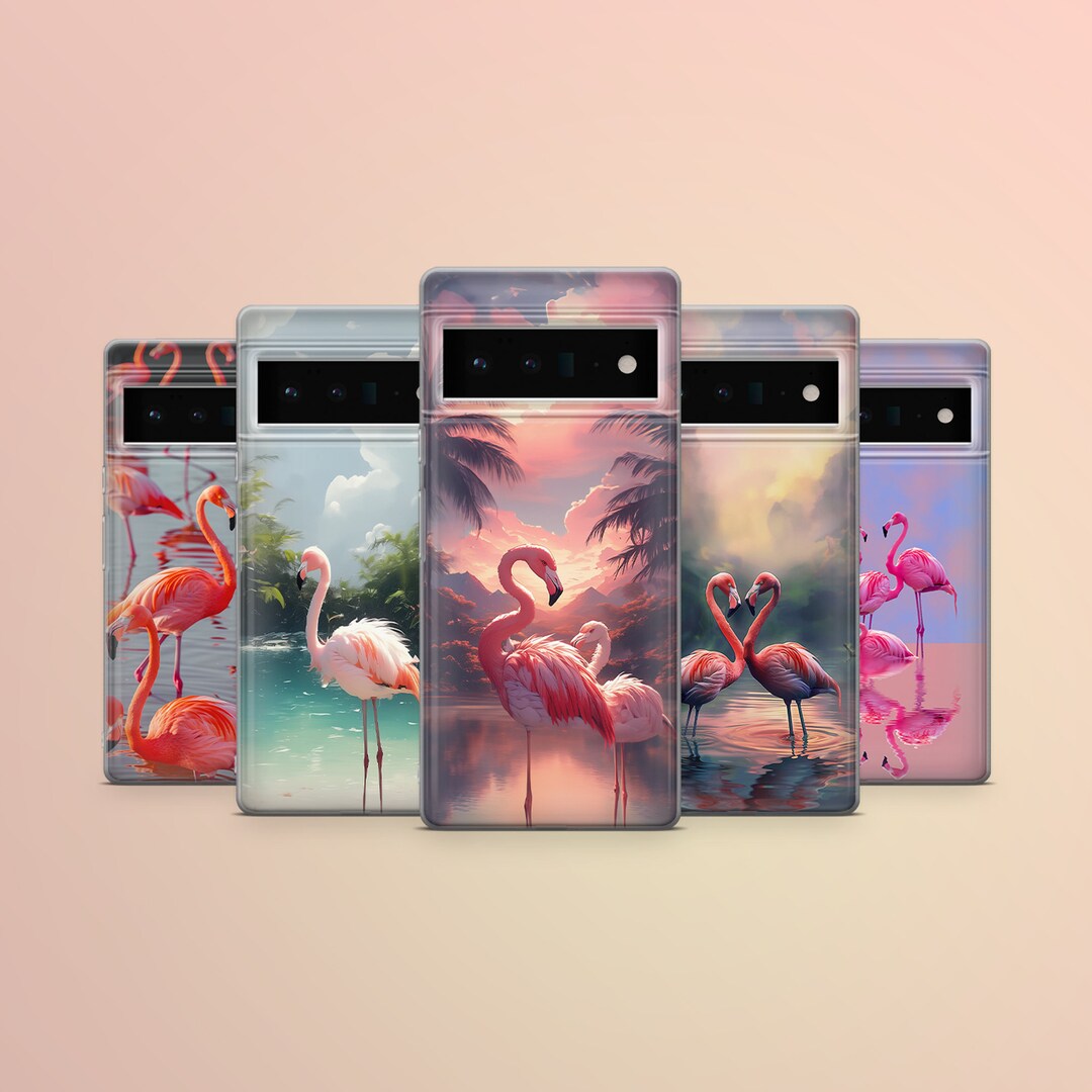 Funny Flamingo Art Phone Case for iPhone 17 Pro Max 16e 15 14 12 ...